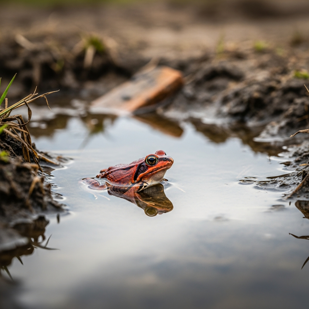 Grenouille rousse protection : Le rôle vital des mares temporaires ...